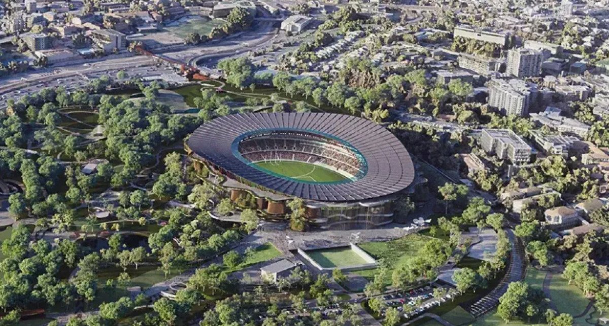 New Brisbane stadium at centre of 2032 Olympics plan