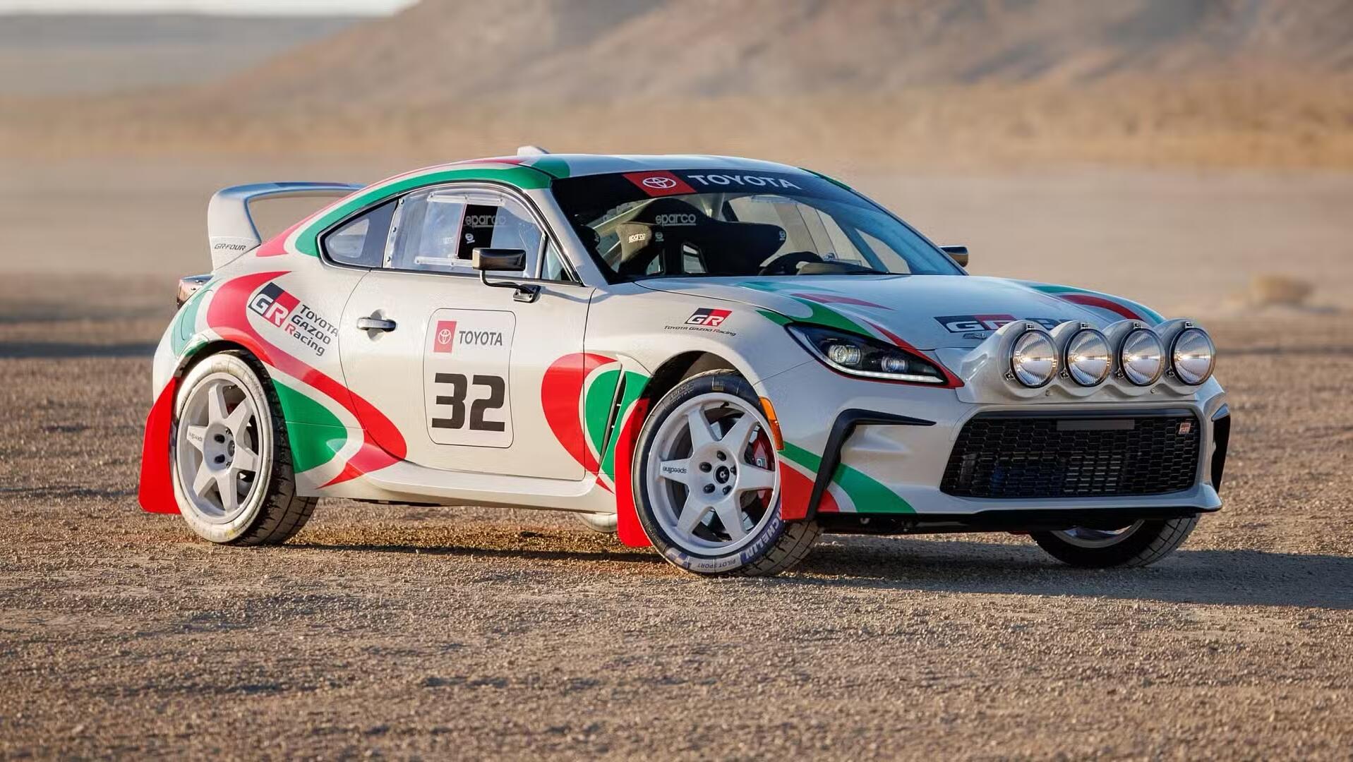 Toyota reveals nostalgic GR86 rally concept car